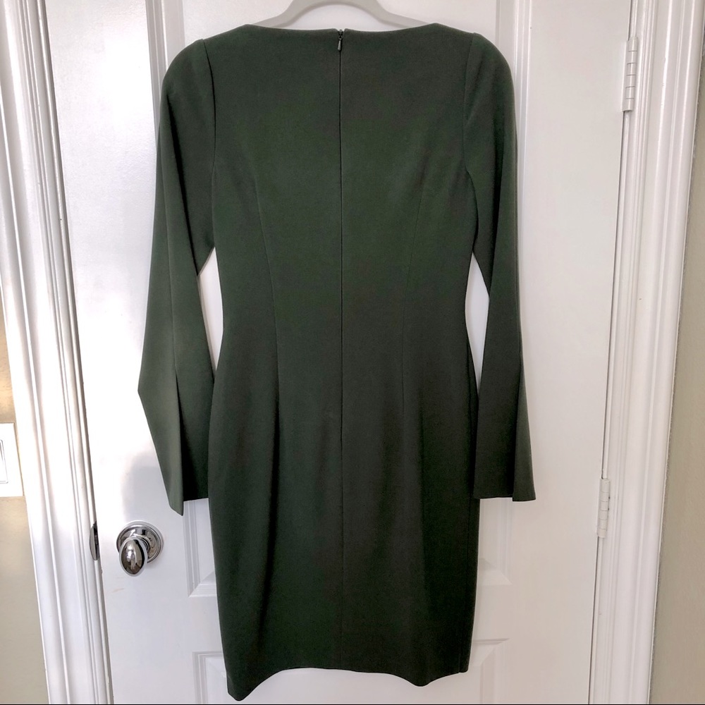 Black Halo Maxwell Dress In Rainforest - Gem